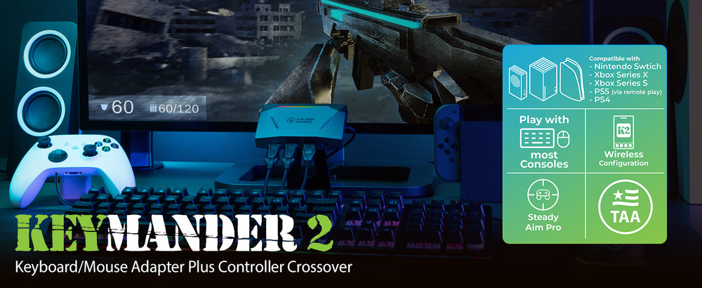 GE1337P2 - IOGEAR KeyMander 2 Keyboard/Mouse Adapter Plus Controller ...