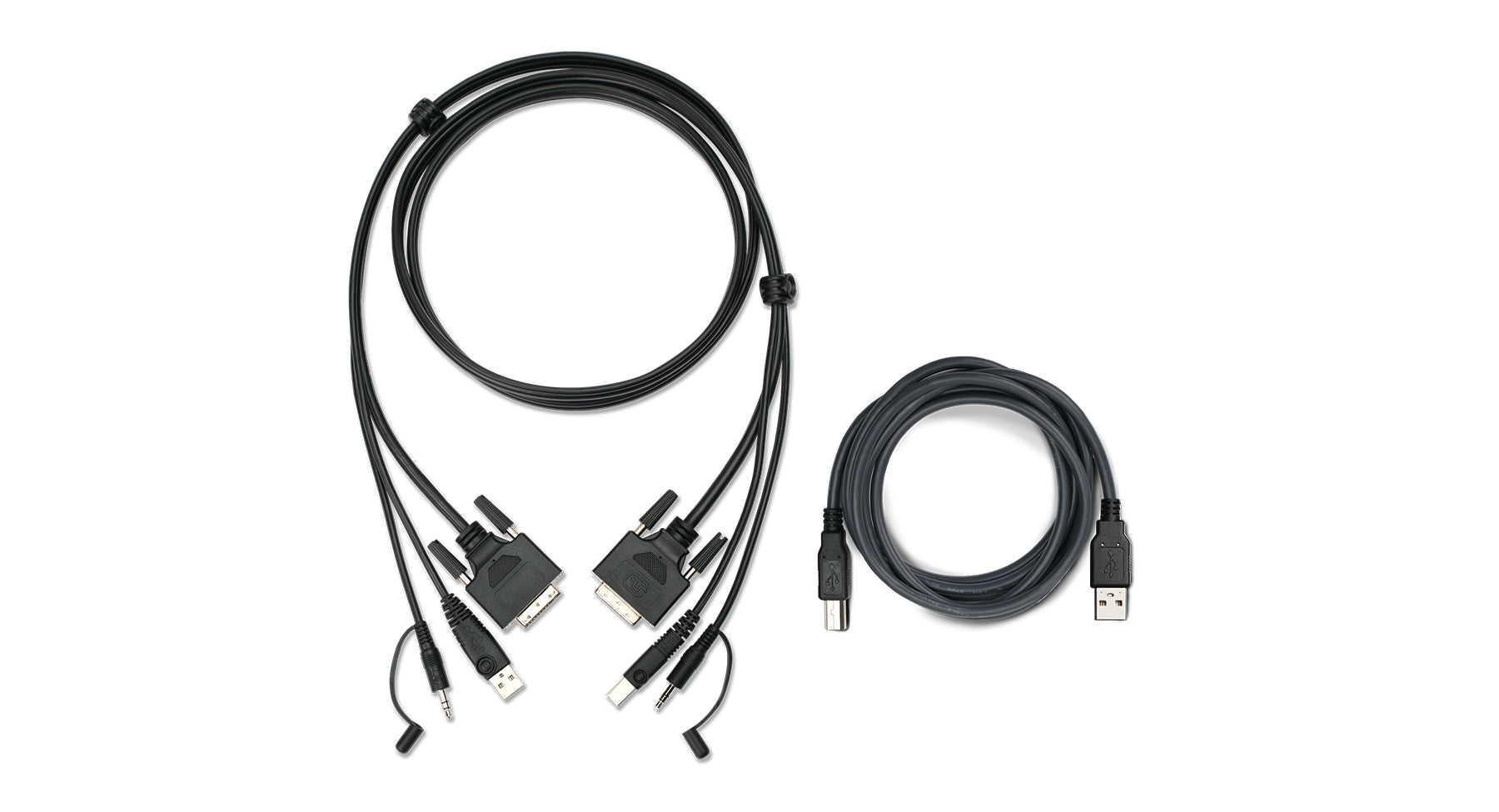 G2L702UTAA3 - IOGEAR 6 ft. DVI, USB KVM Cable Kit with Audio (TAA)