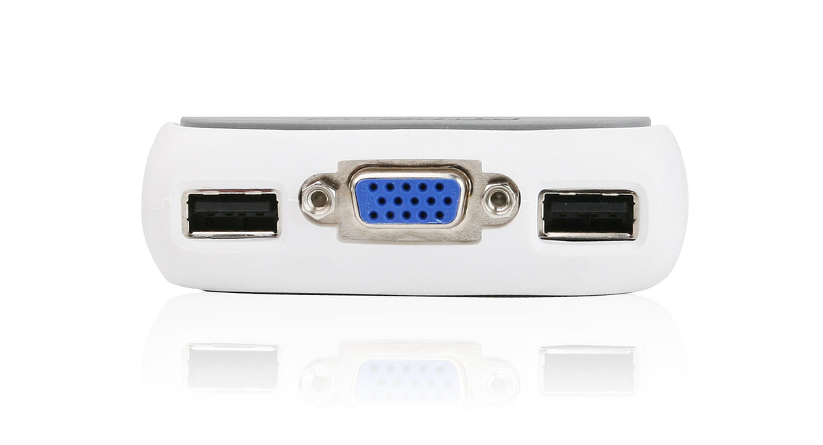 GCS632U - IOGEAR MiniView Micro USB PLUS KVM Switch with audio and cables