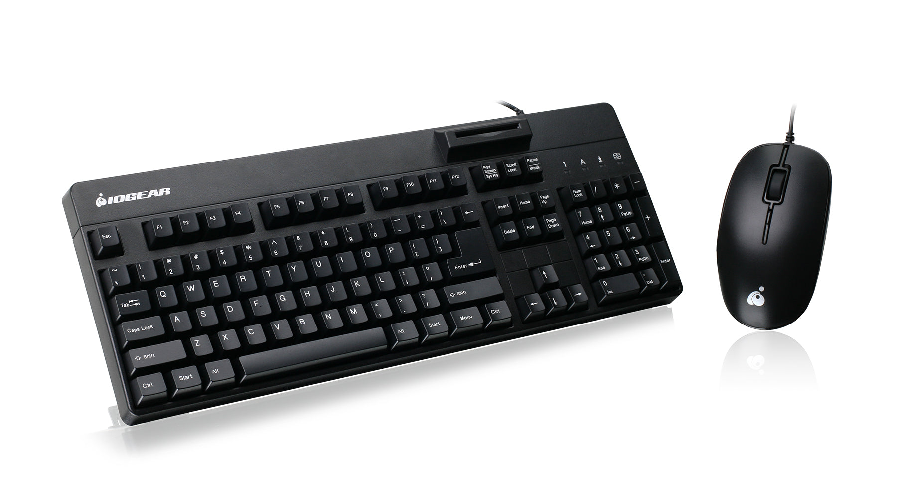 GKBSR202TAAKIT - IOGEAR TAA-Compliant 104-Key Keyboard & 3-Button Mouse ...
