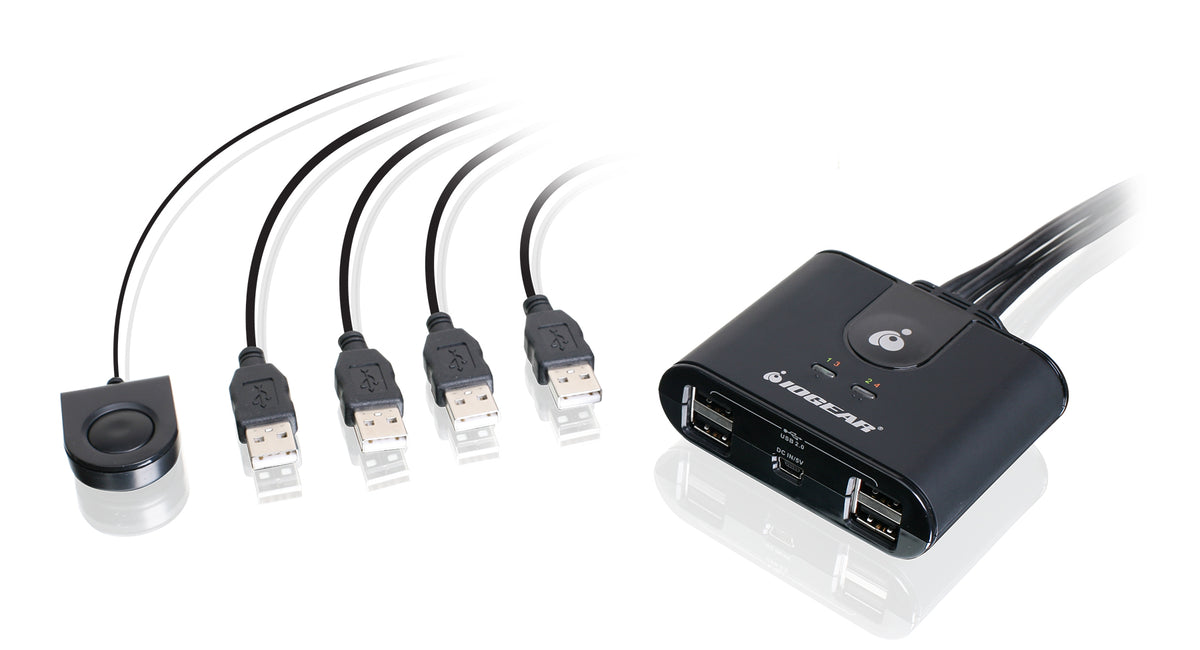 GUB431 - IOGEAR 4-Port USB 2.0 Automatic Printer Switch