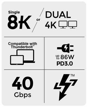 GTD4MHTAA - IOGEAR Quantum Thunderbolt 4 Mini Dock