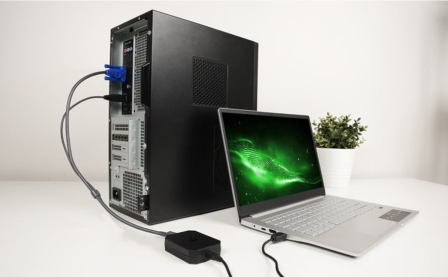 GUC211V - IOGEAR Portable Laptop Console Crash Cart Adapter